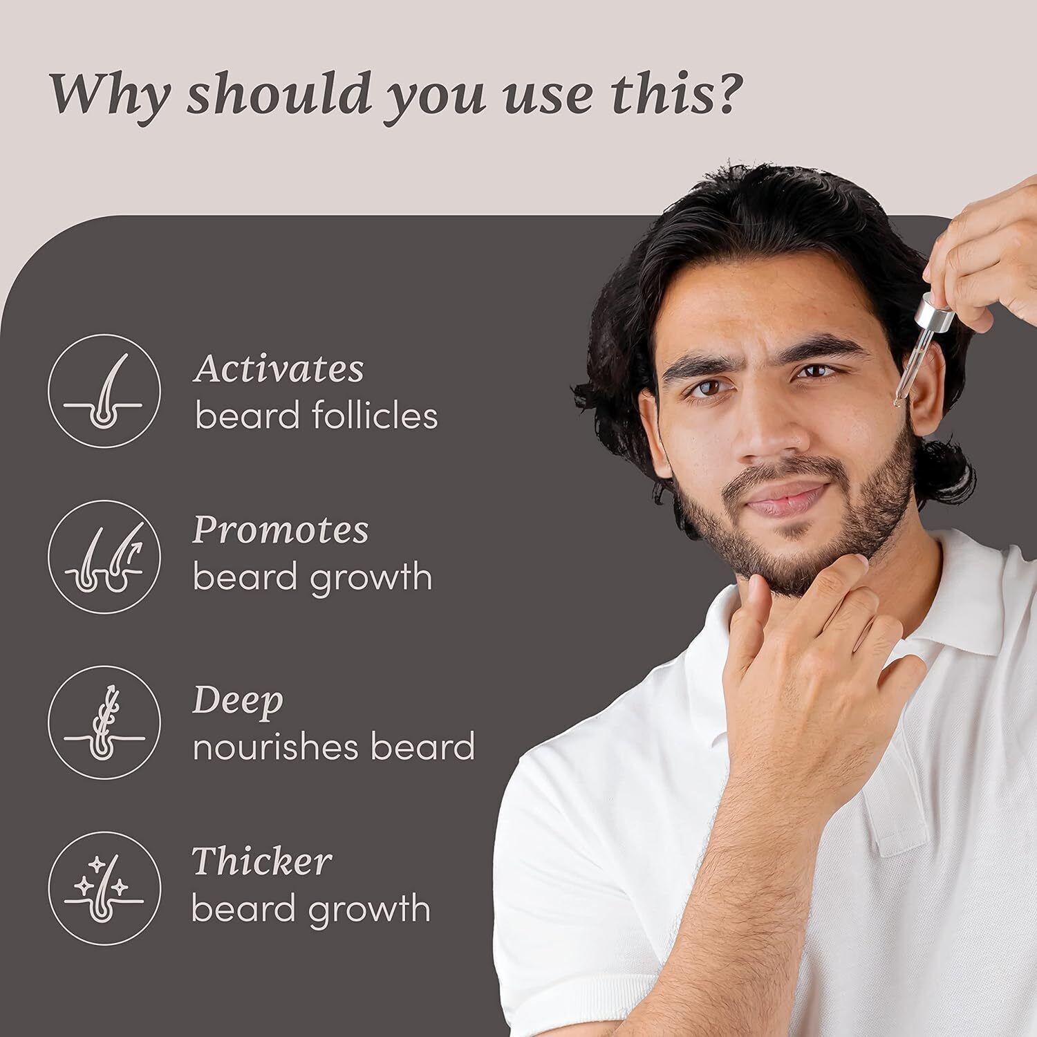 Man Matters BeardGro Beard Growth Tonic for Men 30ml | eBay