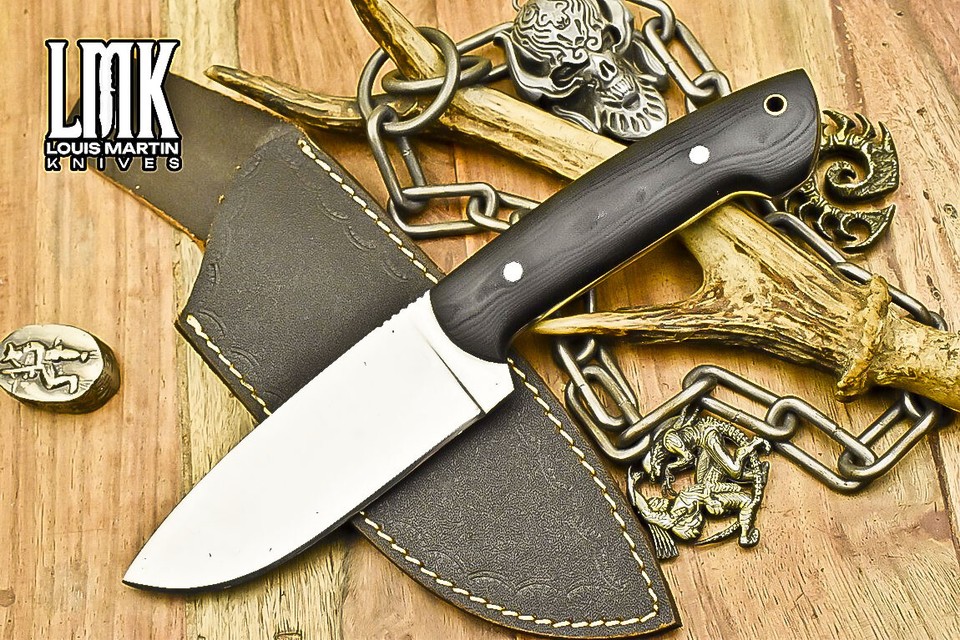 LMK Handmade Hand Forged Full Tang Knife ATS-34 Steel Micarta EDC ...