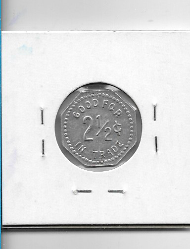 Indianpolis, Indiana Trade Tokens CAMPBELL'S INN 2 1/2¢ | eBay