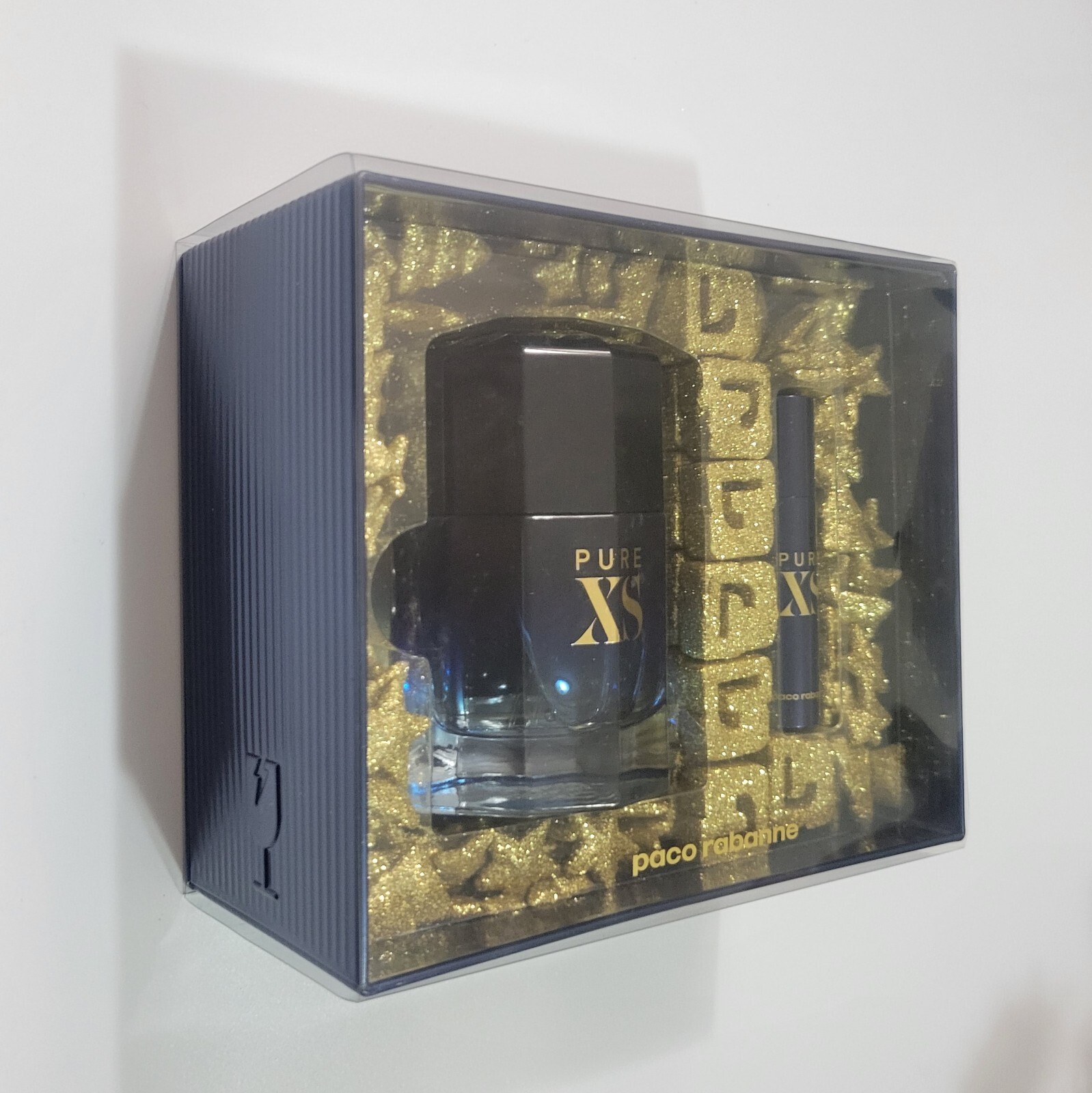 Paco Rabanne PURE XS Men's Eau De Toilette 2 pc Set 3.4 oz 100 ml +0.34 ...