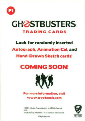 Cryptozoic 2016 Ghostbusters P1 Promo Trading Card Logo NSU | eBay