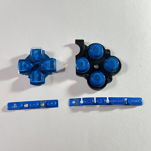 OEM Vibrant Blue Sony PSP 3000 Dpad Right Button Rubber Set Start ...