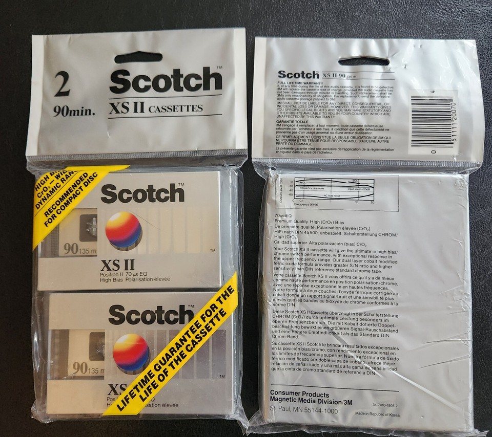 Scotch xs II Cassettes 2x 2pack | eBay