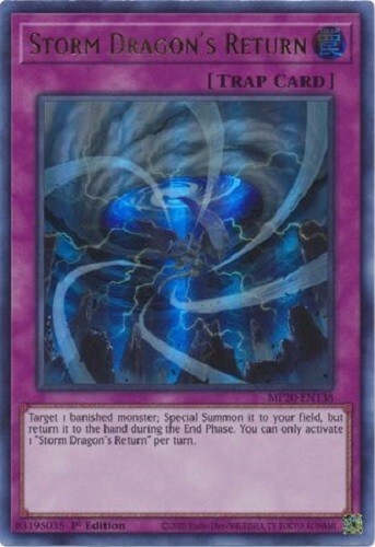 Yugioh - Storm Dragon's Return - 1st Ultra Rare NM - Free Holographic ...
