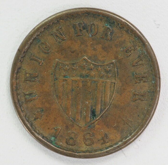 1864 Antique US Civil War Token CWT "Union Forever" Patriotic Coin | eBay