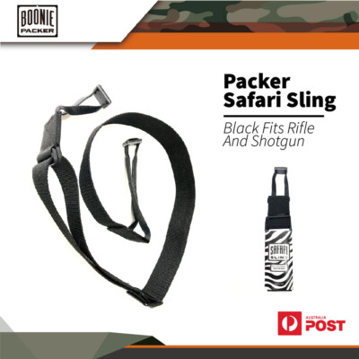 Boonie Packer Safari Sling Fits Rifle And Shotgun Faster Shooting Black ...
