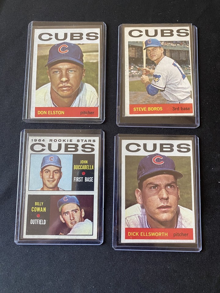Lot 6 - 19 1964 Topps Cubs cards including Williams | eBay