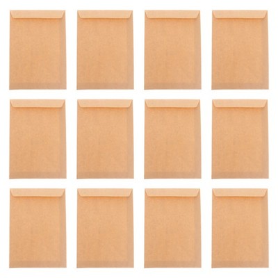 50 Pcs Kraft Envelope Bag Medium Brown Paper Envelopes Small Letter ...
