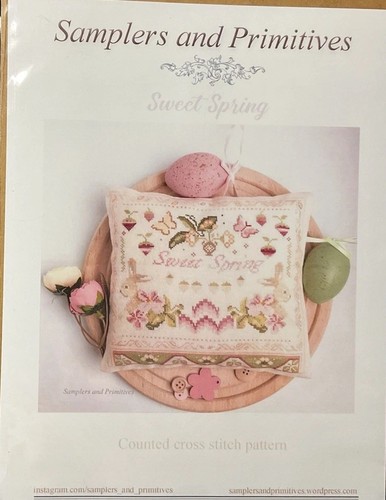 SWEET SPRING Cross Stitch Pattern/Chart by Samplers And Primitives | eBay