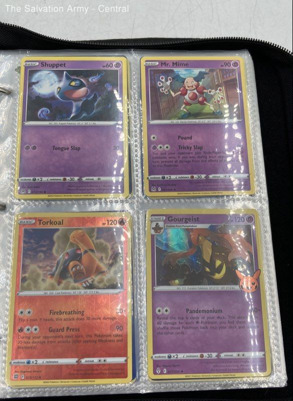 Pokemon TCG Multicolor Collectible Sports Trading Cards Lot Of In Case ...