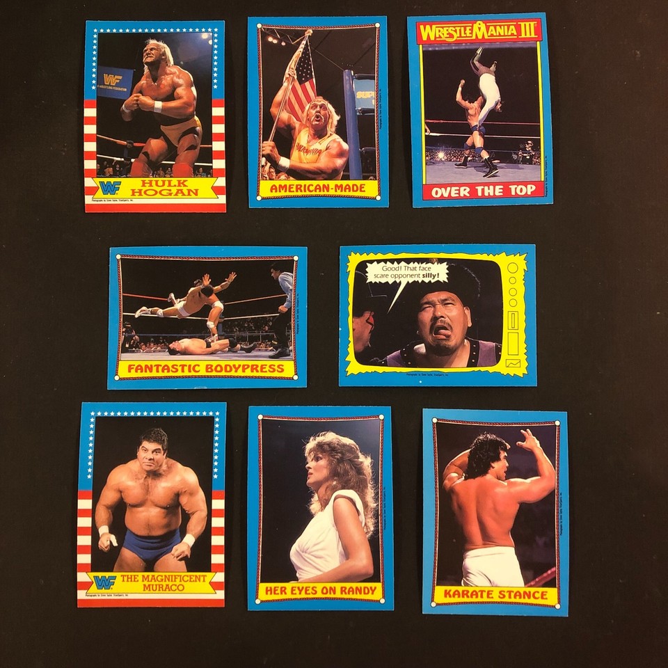 1985 - 1987 OPC O-Pee-Chee WWF Wrestling Cards Wax Packs & Pack Fresh ...