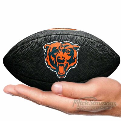 NEW Chicago Bears Wilson Mini NFL Football (Gridiron Ball) - Black | eBay