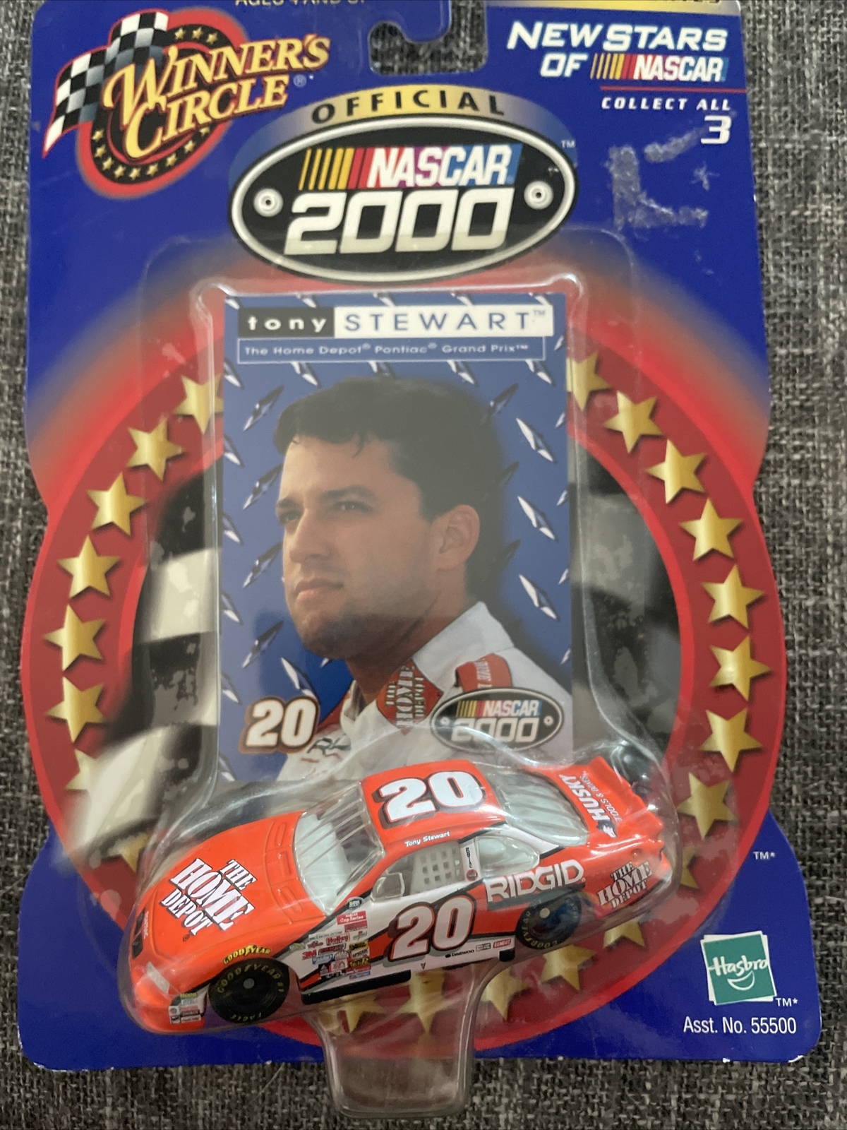 2000 NASCAR 1/64 Diecast #20 Tony Stewart Winner's Circle New Stars of ...