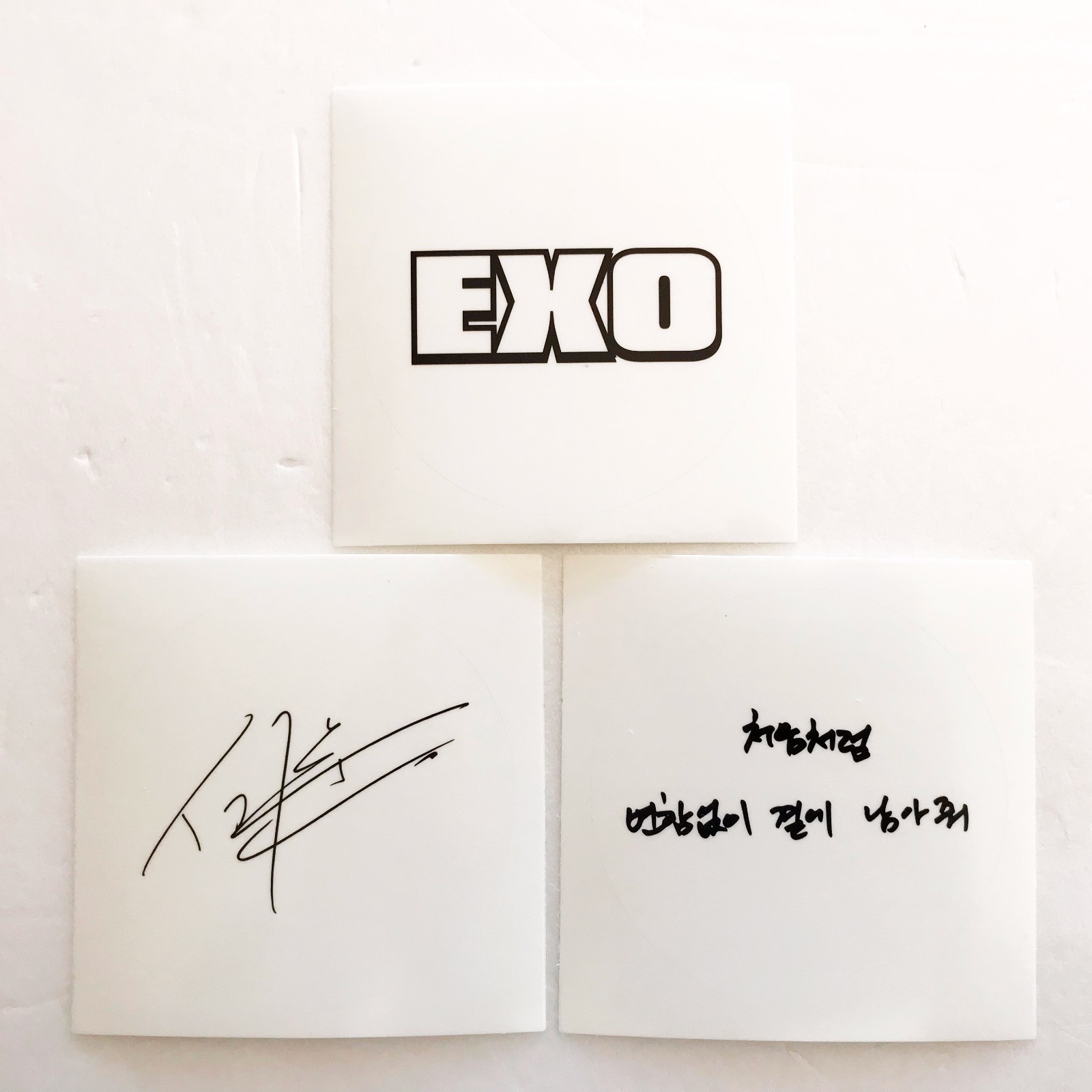 SMTWON SM Artist 2017 Christmas SUM Event EXO Official Message Sticker ...