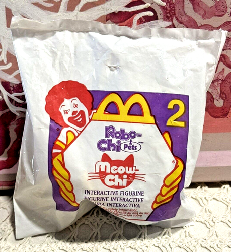 McDonald's 2000 Happy Meal Sega Robo Chi Pets Meow Chi Interactive ...