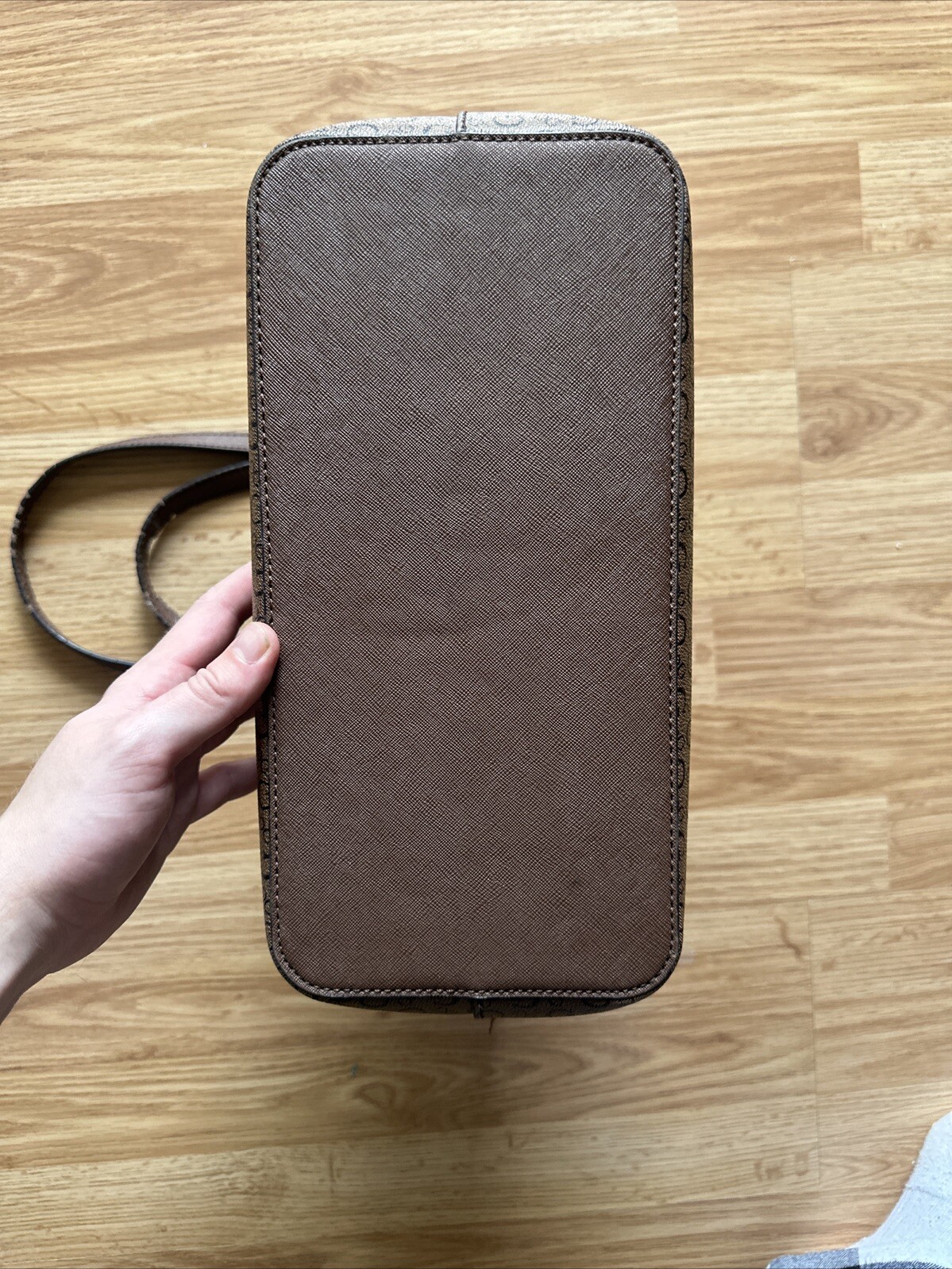 GUESS Tote Purse Hand Shoulder Bag Cocoa Brown Rodney Medium Large SV792622 | eBay