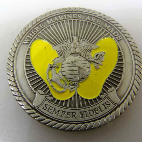 UNITED STATES MARINE CORPS PARRIS ISLAND SC CHALLENGE COIN | eBay