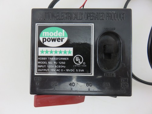 Model Power HOBBY TRANSFORMER RL-1250 HO Scale Trains 19VAC 18VDC | eBay