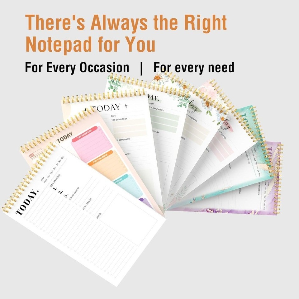 To Do List Notepad for Work and School Daily Planner Organizer Undated ...