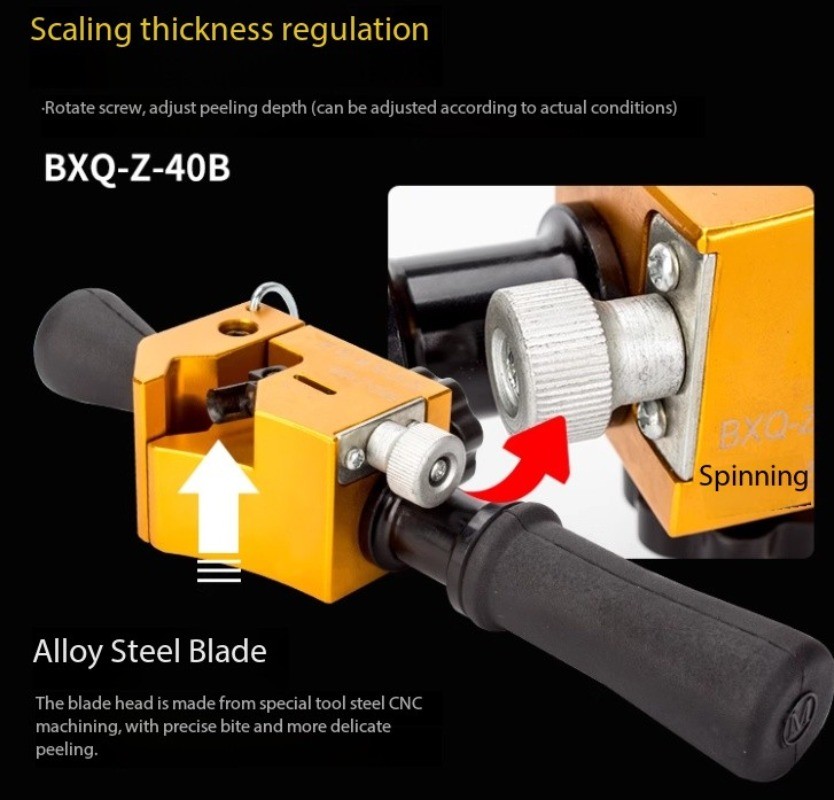Multi-Function Manual Wire Stripper with Rotating Cable Stripping ...