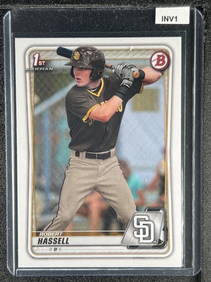 Hassell, Robert - 2020 Bowman Draft Paper - 1st Bowman - INV1(a) | eBay