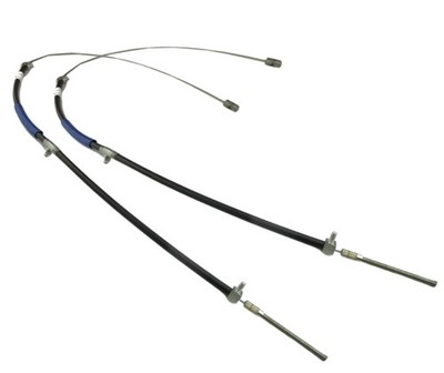 MORRIS MINOR COMMERCIAL VAN/PICK UP HAND BRAKE CABLES X2 W/GREASE ...