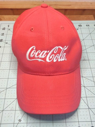 Quake City Caps Coca-Cola Adjustable Hat Cap Red | eBay