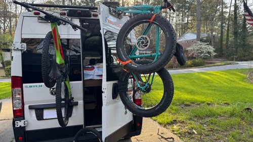 RAM ProMaster Bike Rack – No Drill Rear Door Mount | Space-Saving Bike ...