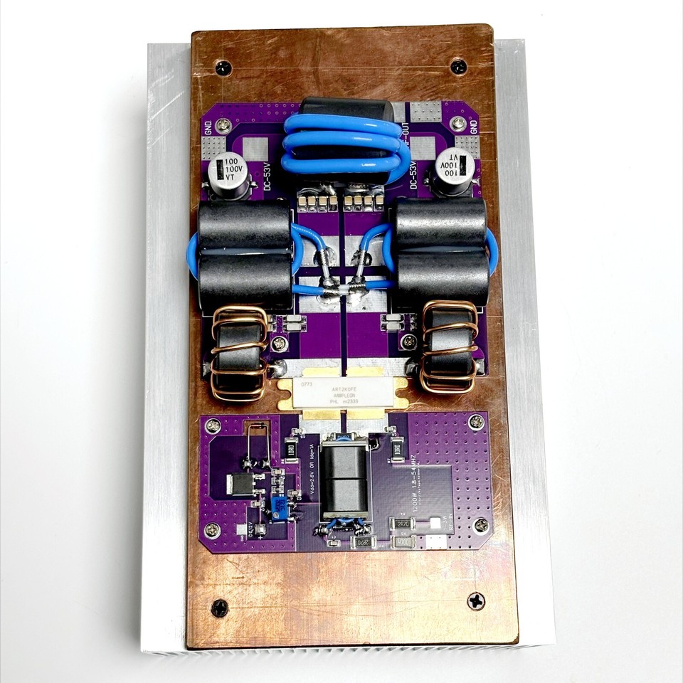 RF LDMOS 2KW HF6m AMPLIFIER BOARD 160-6M ART2K0FE Configure Transistors ...
