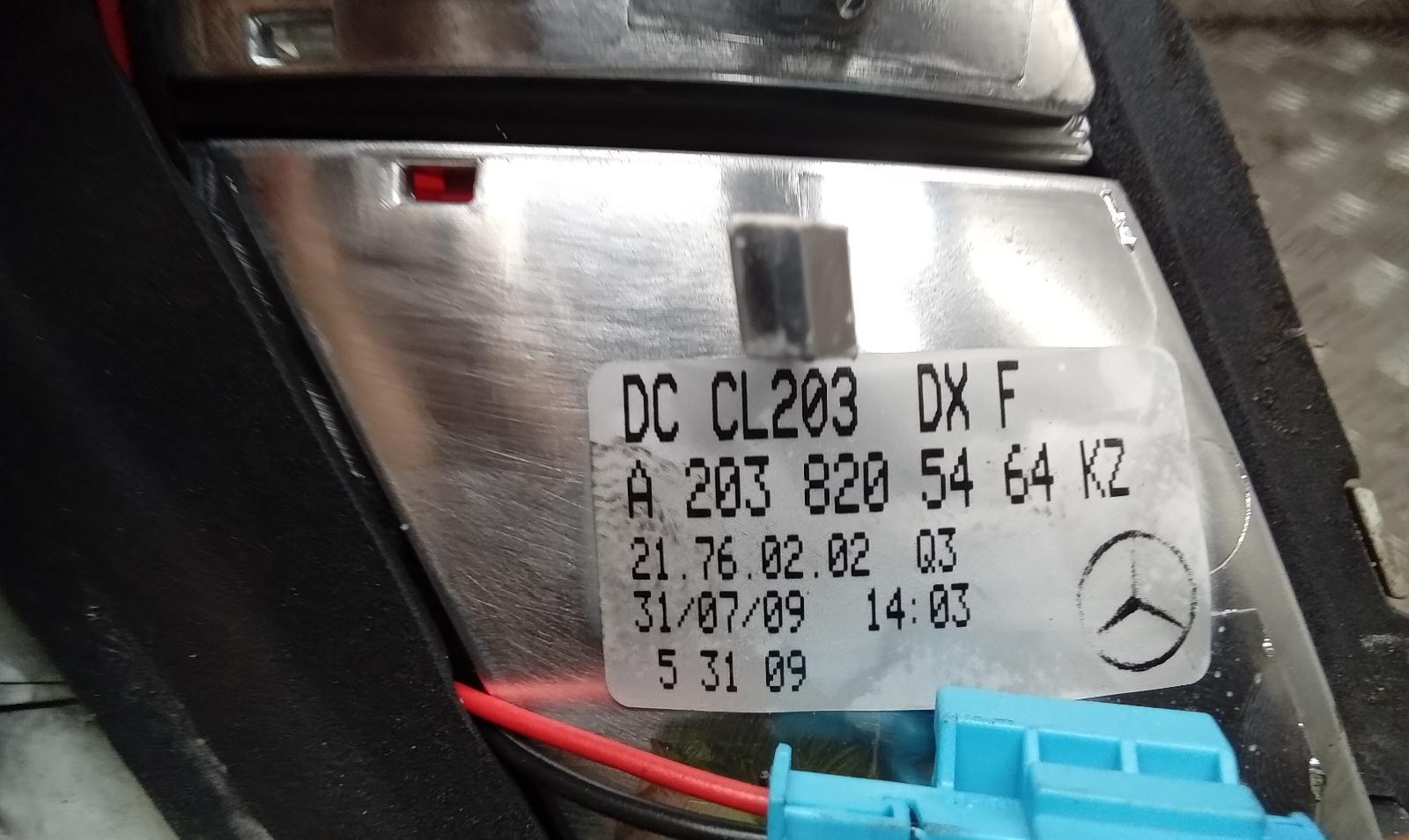 2013 Mercedes-Benz C-class C 220 CDI Diesel Right Rear Tail Light ...