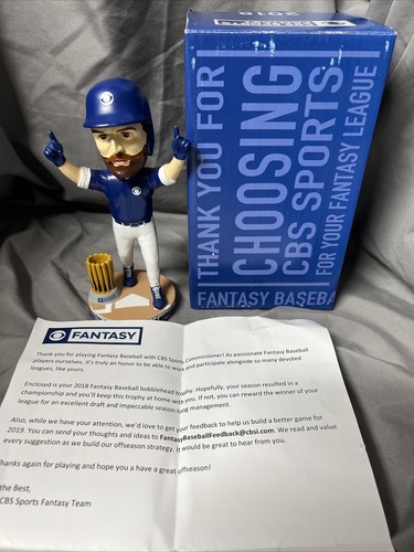 Fantasy Baseball "2018 League Champion" Bobblehead Trophy 7" by CBS ...