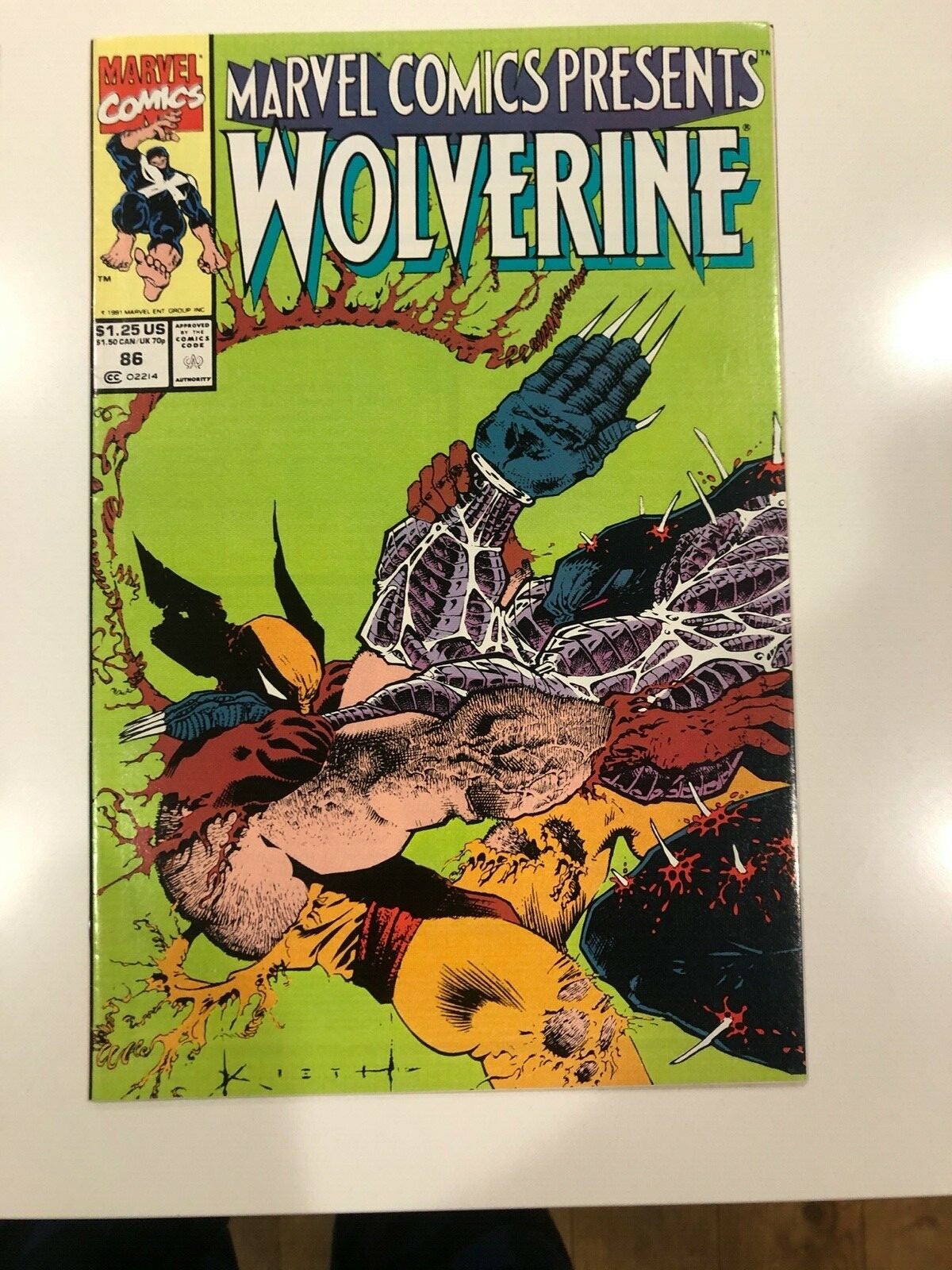 MARVEL PRESENTS WOLVERINE #86, SAM KIETH ART, FREE SHIPPING | eBay