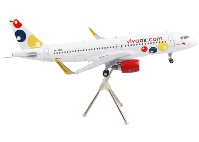 Airbus A320 Commercial Aircraft "Viva Air" White with Tail Graphics ...