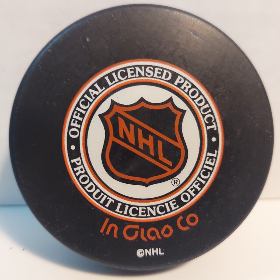 Clint Smith New York Rangers HOF 1991 Autograph Signed Logo Puck | eBay