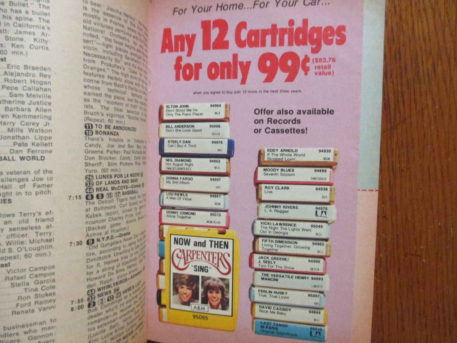 July-1973 TV Guide(DENISE ALEXANDER/FARRAH FAWCETT/KRISTEN BANFIELD ...