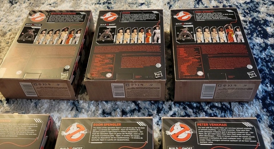 Ghostbusters Plasma Series 6" 1 SET of 6 Terror Dog BAF SPENGLER STANTZ ...
