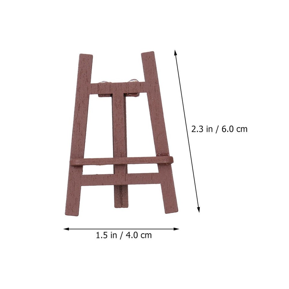 1Pc Simulated Art Easel Mini Furniture Model Mini House Wooden Easel ...