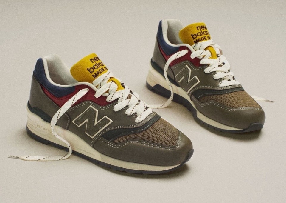 New Balance 997 Made In USA Aime Leon Dore Dark Moss Angora U997AIM Men ...