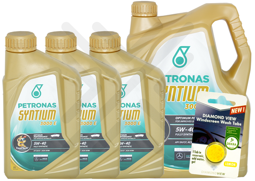 Petronas Syntium 3000 5W40 Engine Oil 8 Litre 8L (5L+1L X3) + 5L ...