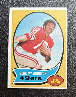 Gene Washington 1970 Topps Card RC # 81 San Francisco 49ers Card Ex-ex ...