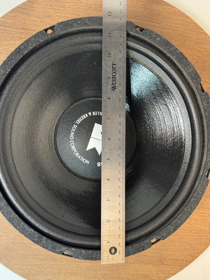 MK Miller & Kreisel Sound Deep Bass 12 inch SubWoofer Speaker 17110V125 ...