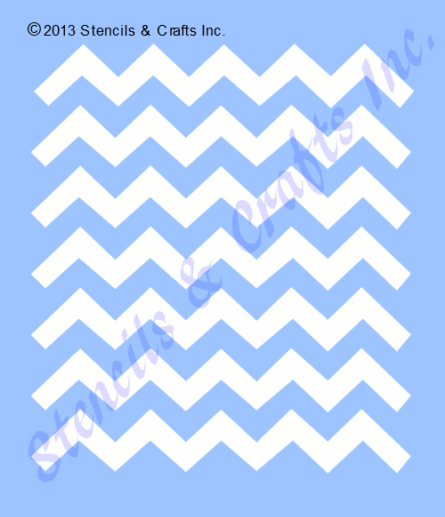 Printable Chevron Stencil Pattern Easy