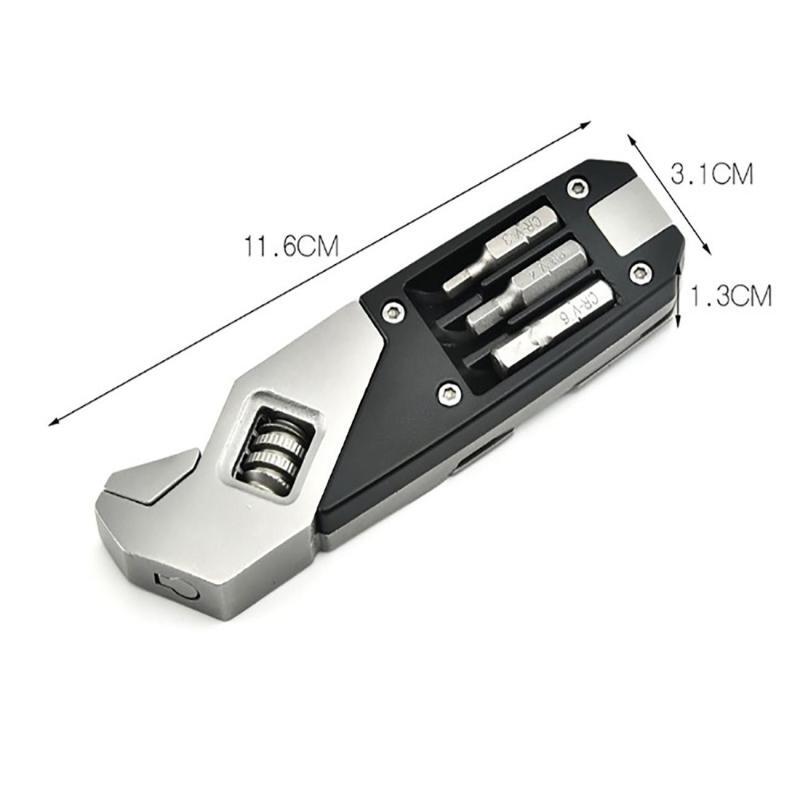 17 in 1 Adjustable Wrench Foldable Pocket Multi Tool Spanner ...