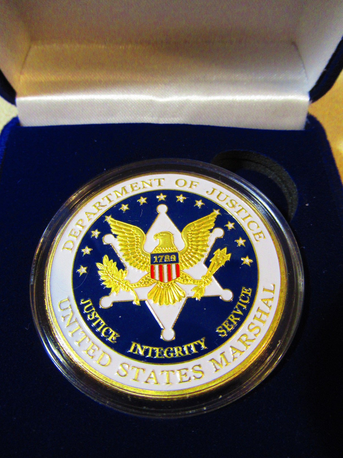 United States Marshal Service Challenge Coin w/ Presentation Box | eBay
