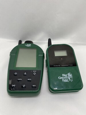 Big Green Egg Dual Probe Remote Wireless Thermometer Model # 116383 EUC ...