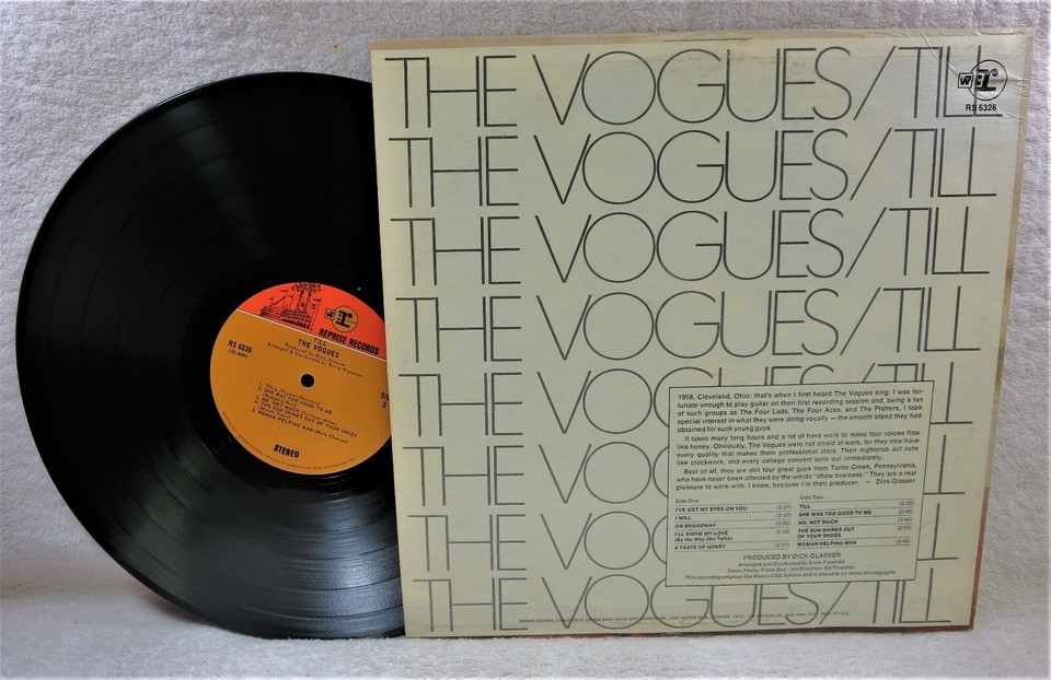 record 33 LP The Vogues Till Reprise RS-6326.Combined shipping | eBay
