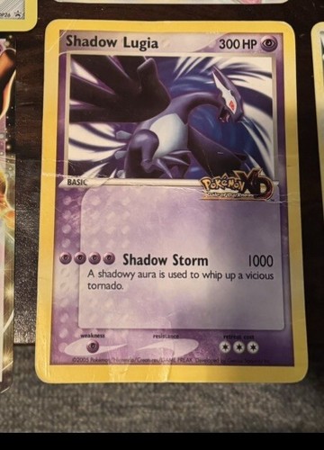 2005 E3 Shadow Lugia Nintendo JUMBO 5.75x8 Gale Darkness Pokemon Promo ...