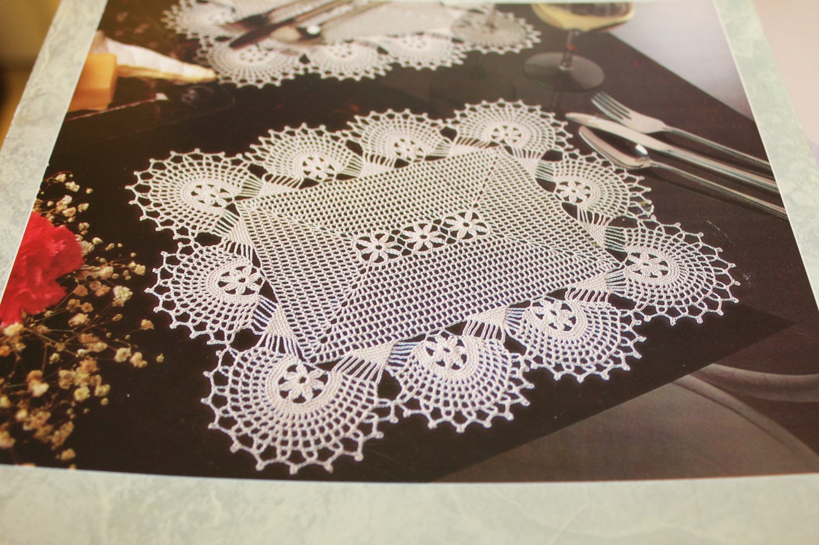 Coats Opera Crochet Cotton Pattern A250-151 Napperon Placemats | eBay