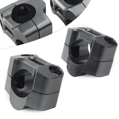 Fit Dirt Bike Handlebar Clamps Mount Bar Risers Adapter 7/8"-1 1/8 ...