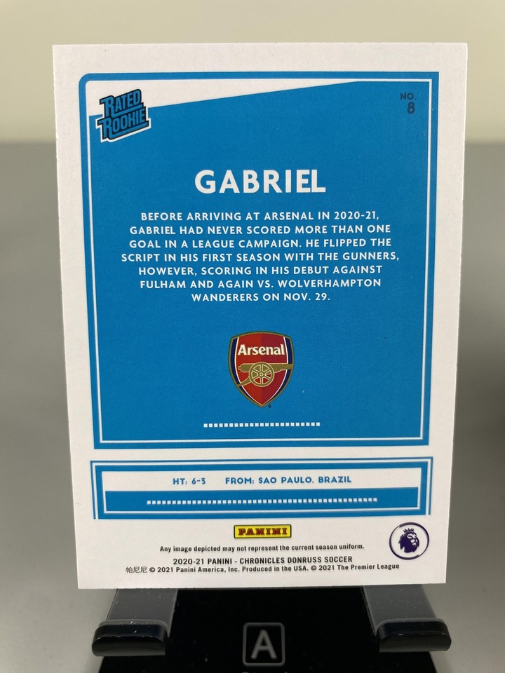 2020-21 Panini - Donruss Rated Rookies Premier League Purple Astro #8 ...